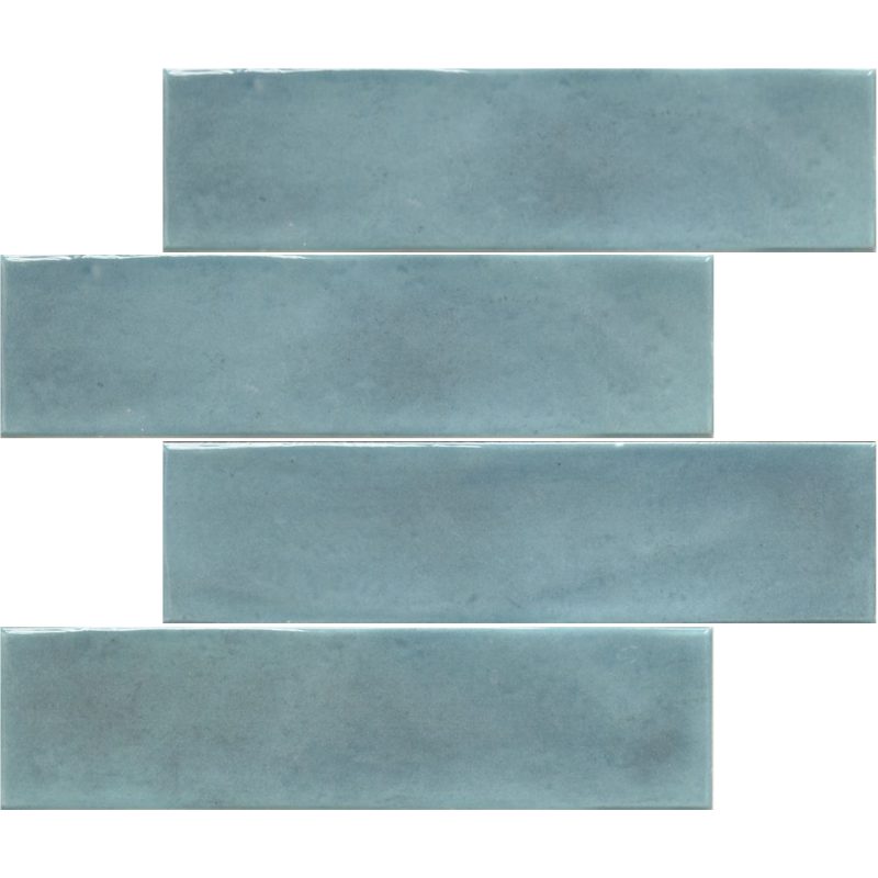 Opal Brick Sky - Rustic Styled Ceramic Tile - Studio Tiles