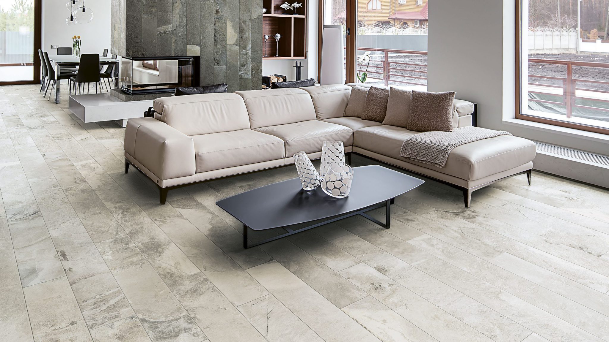 High Line Broadway - Stone Effect Porcelain Tile - Studio Tiles