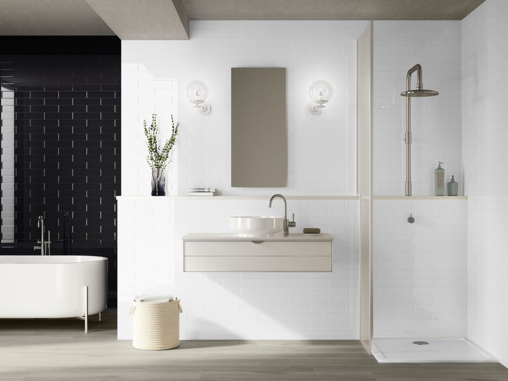 Chicago White - Modern Styled Ceramic Tile - Studio Tiles