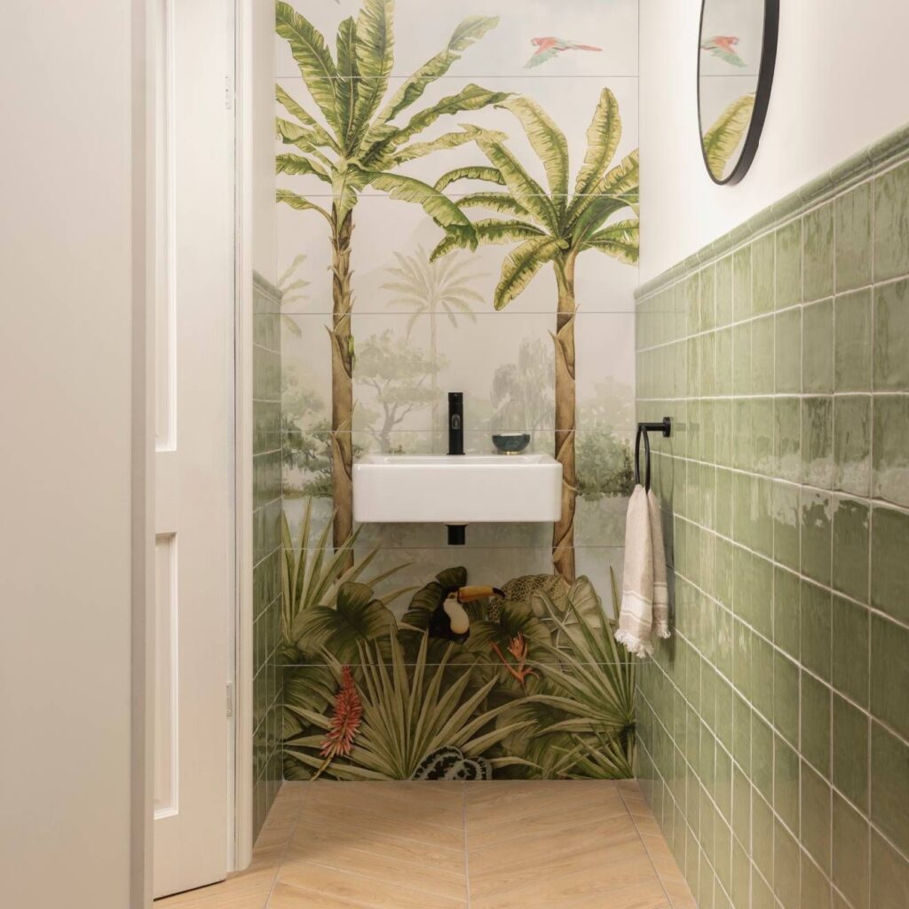 Living Mural Tropical Oasis - Statement Ceramic Tiles - Studio Tiles