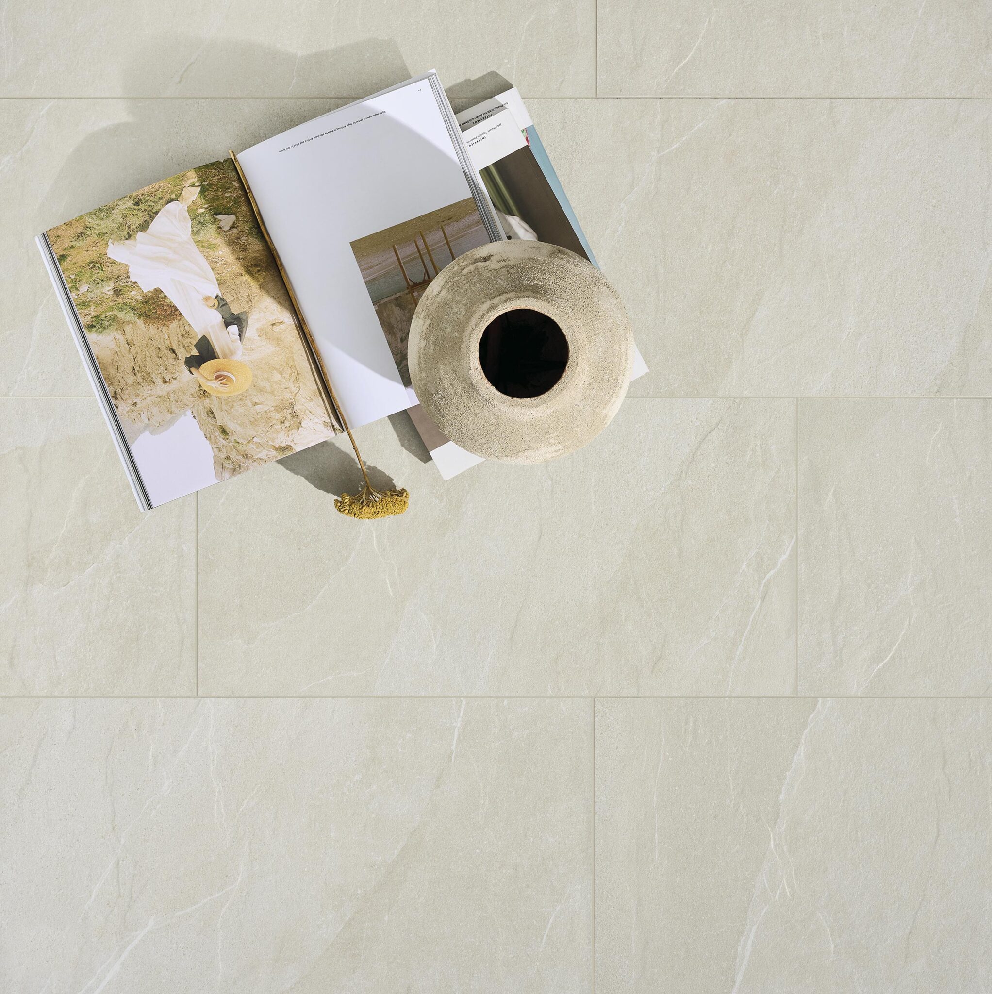 Nexxt Ivory - Stone Effect Porcelain Tile - Studio Tiles