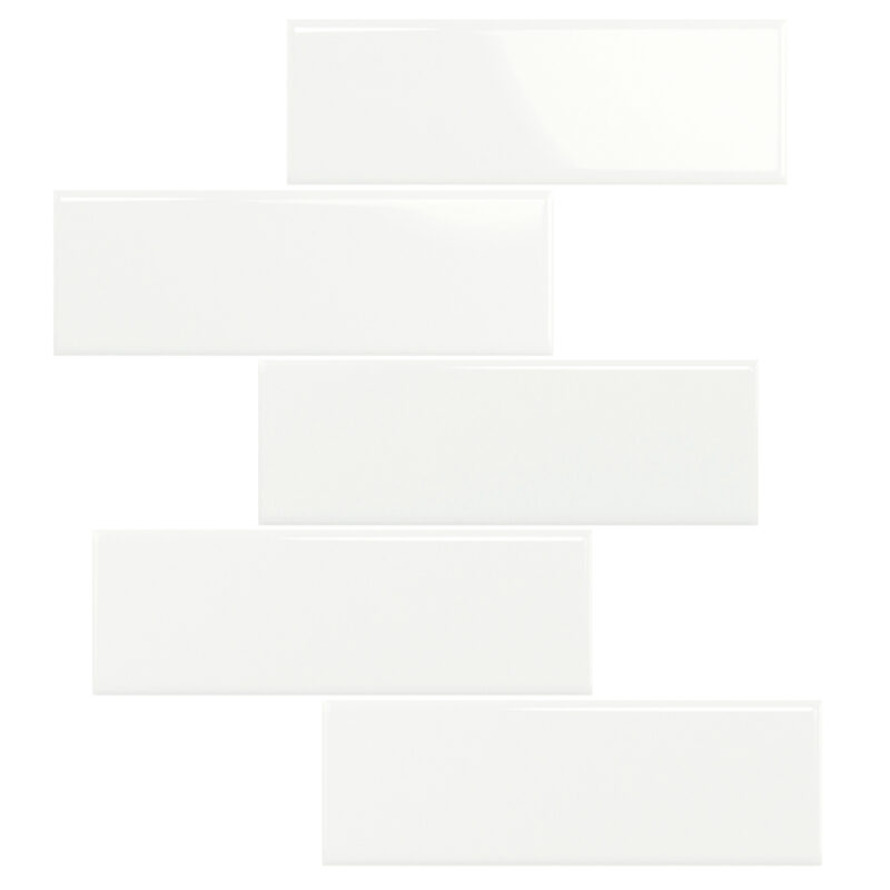 Dallas White - Modern Styled Ceramic Tile - Studio Tiles