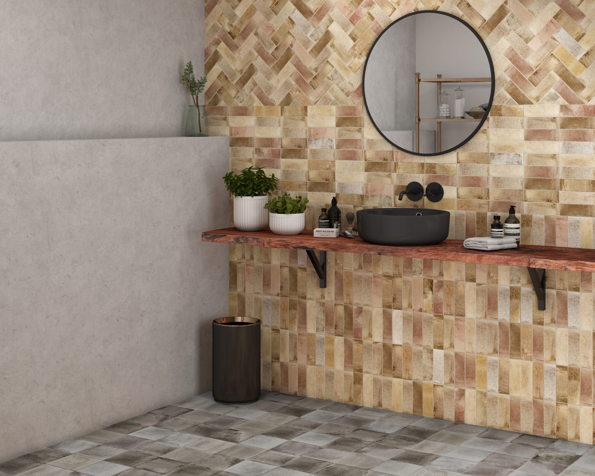 Saltillo Clay - Terracotta Effect Ceramic Tile - Studio Tiles