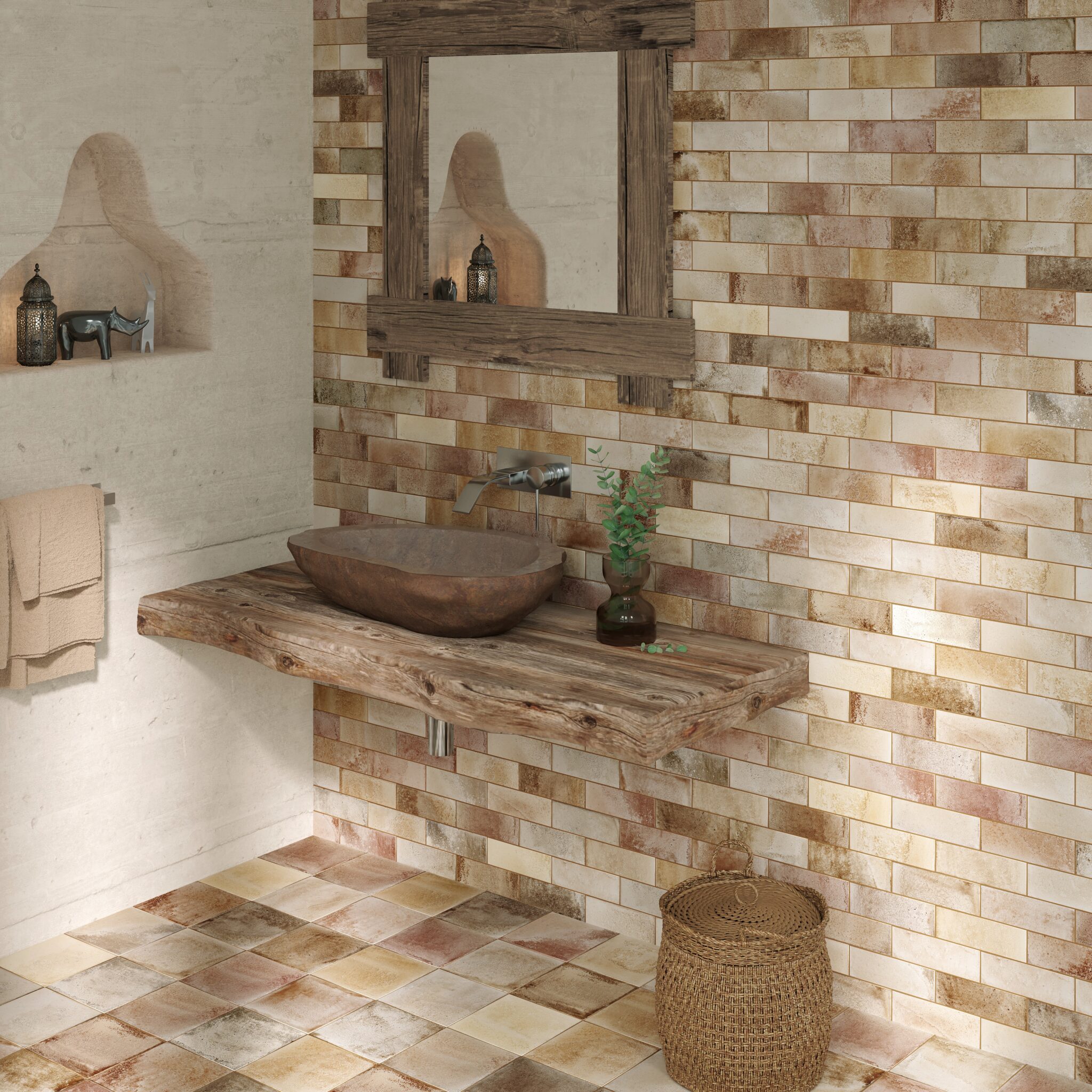 Saltillo Clay - Terracotta Effect Ceramic Tile - Studio Tiles